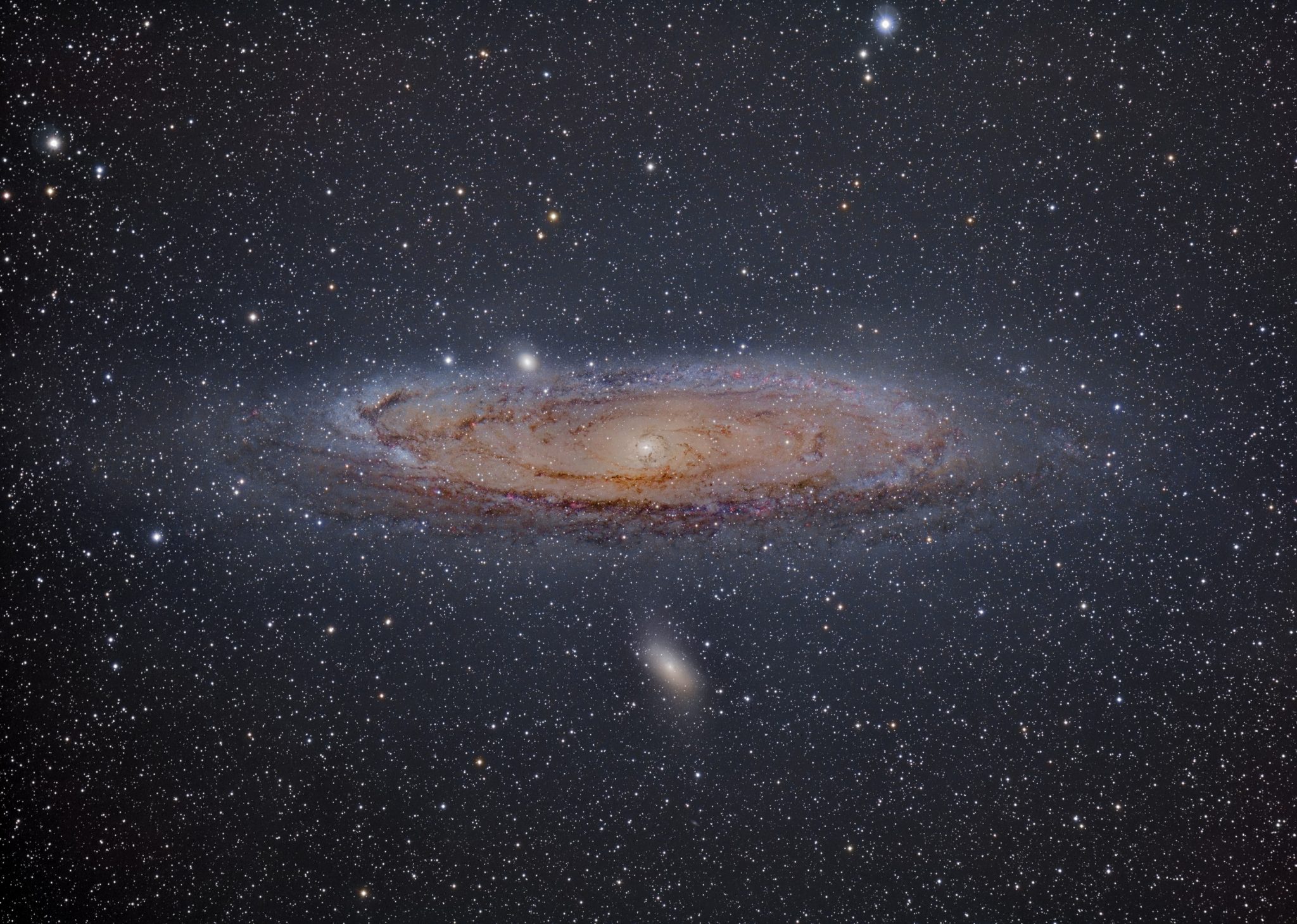 M31 Andromeda Galaxy – Deep Sky Colors